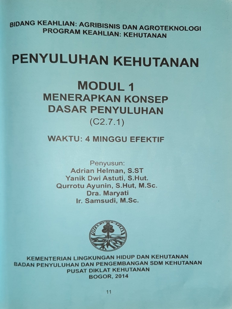 Mod1 Penyuluhan Kehutanan | PDF