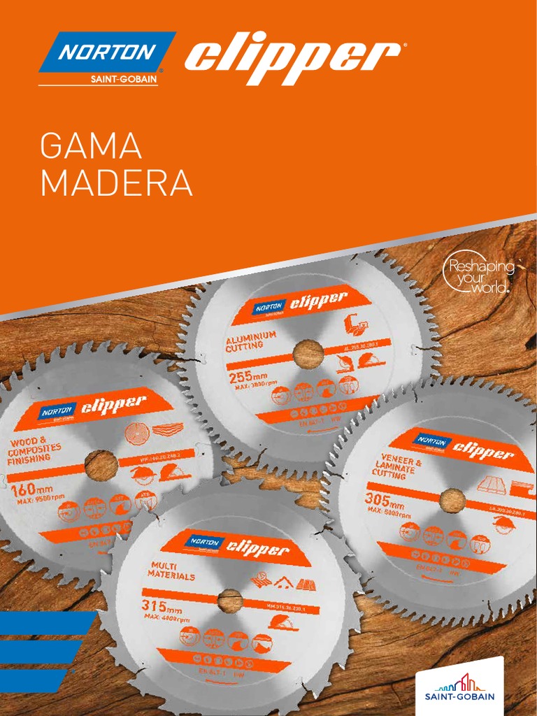 Catálogo Norton Clipper Madera 2020 - 0 | PDF | Madera | Materiales