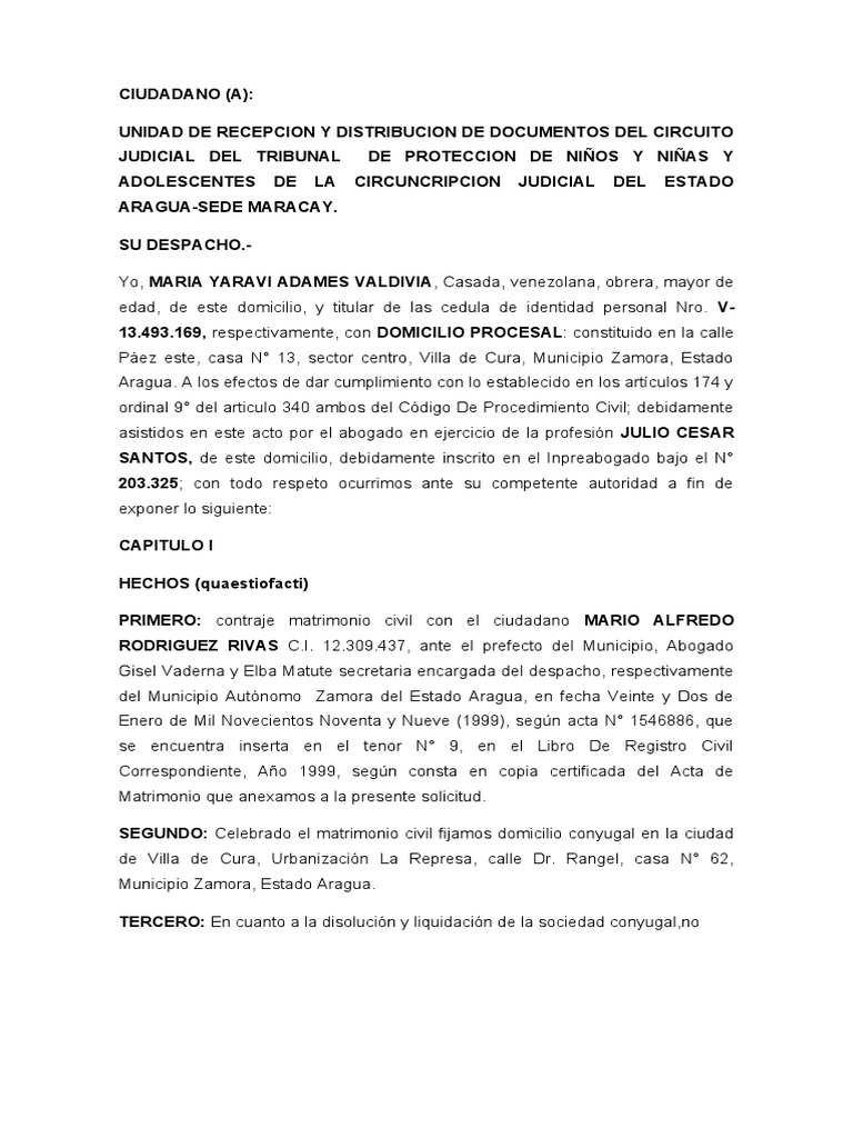 Divorcio Maria Adames | PDF | Divorcio | Instituciones sociales