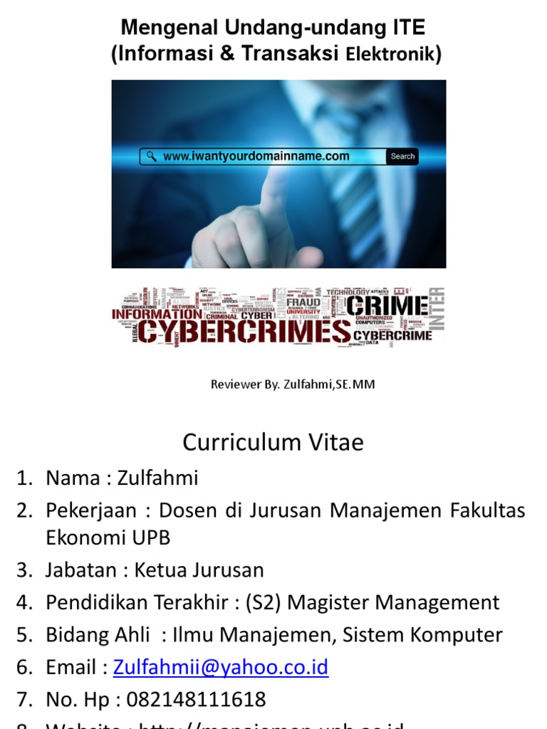 Undang-Undang ITE | PDF