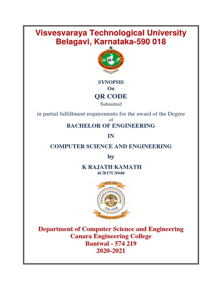 Visvesvaraya Technological University Belagavi, Karnataka-590 018 | PDF ...