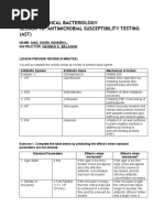 Biochemical Test Chart for Bacteria | PDF | Microbiology | Prokaryote