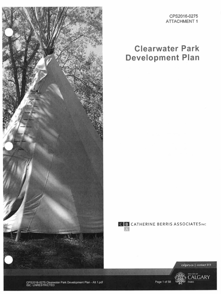 Clearwater Park Development Plan 2025 | PDF | Trail | Parks