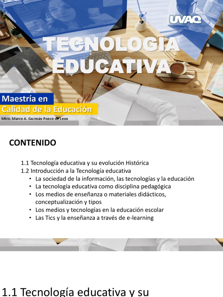 Introduccion A La Tecnologia Educativa | PDF | Tecnología de ...