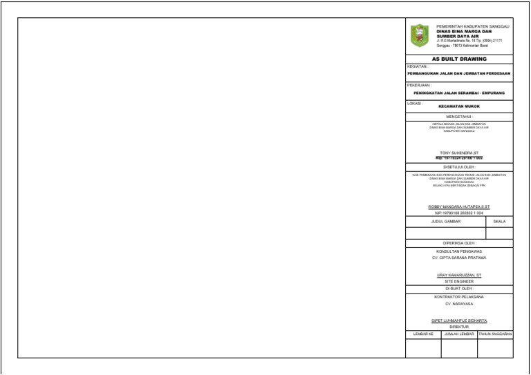 Contoh Kop Gambar | PDF