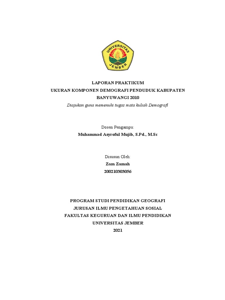 Struktur Demografi | PDF