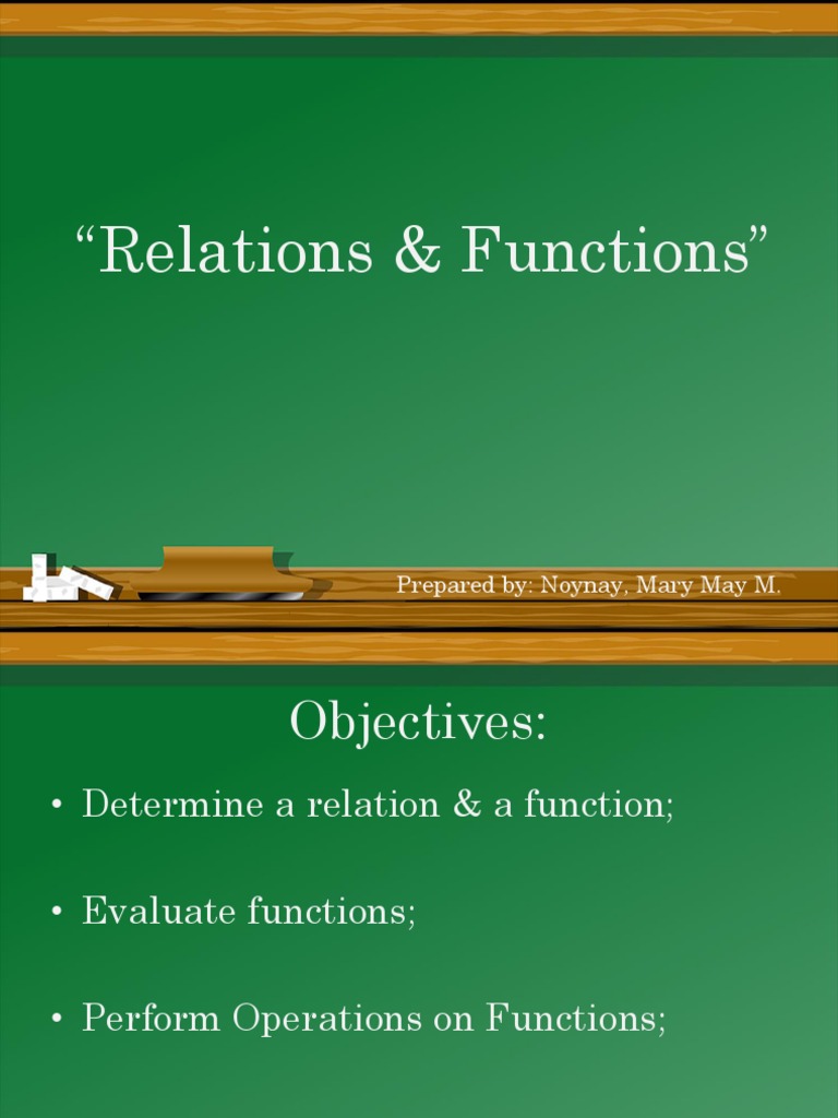 Math 101 M Relations Functions Pdf Variable Mathematics Function Mathematics
