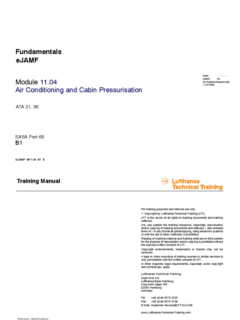 ATA 21-Air Conditioning and Cabin Pressurisation | PDF