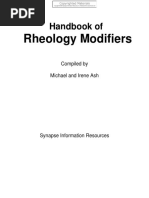 ACUSOL™ Rheology Modifiers Overview | PDF | Rheology | Ion