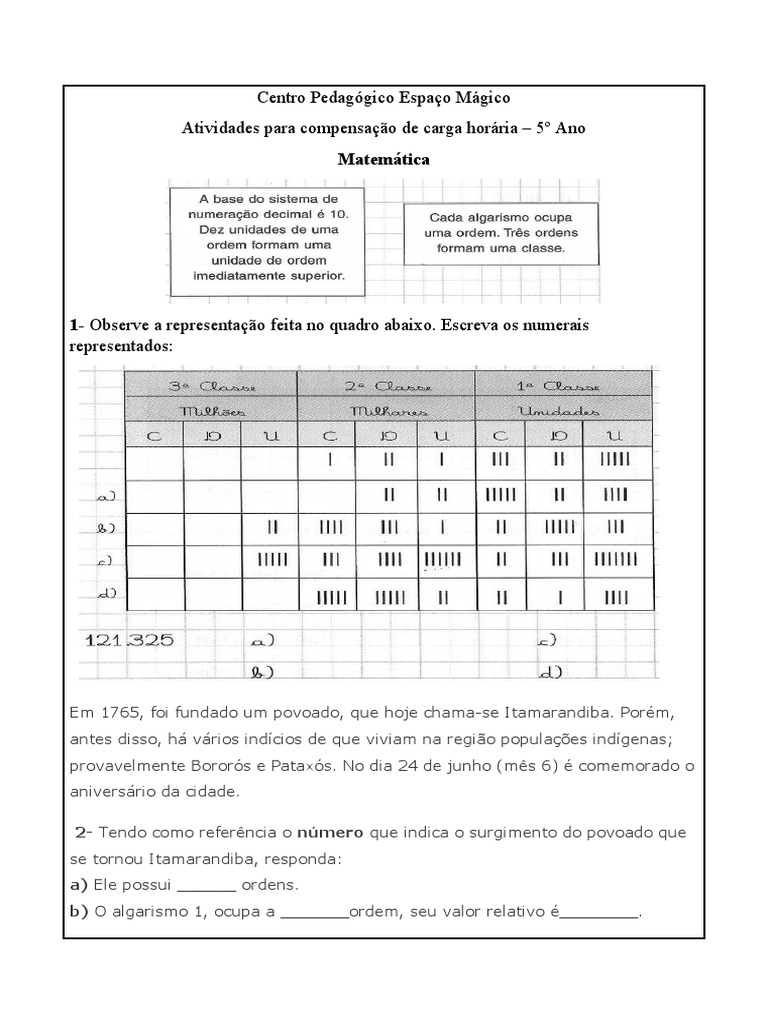 5° Ano Ativ.4 | PDF | Substantivo