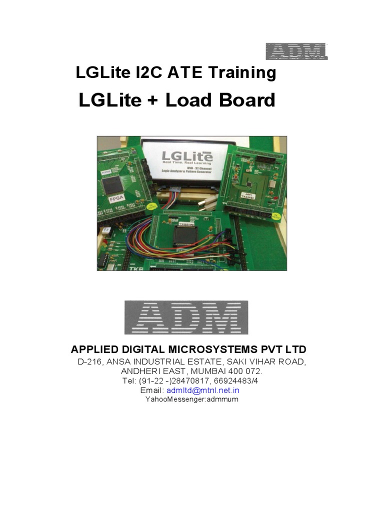 LGLite ATE I2C LoadBoard | PDF | Electrical Engineering | Telecommunications