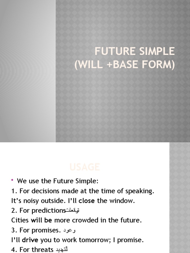 Future Forms (Will Vs Be Going To) | PDF | Linguistics | Grammar