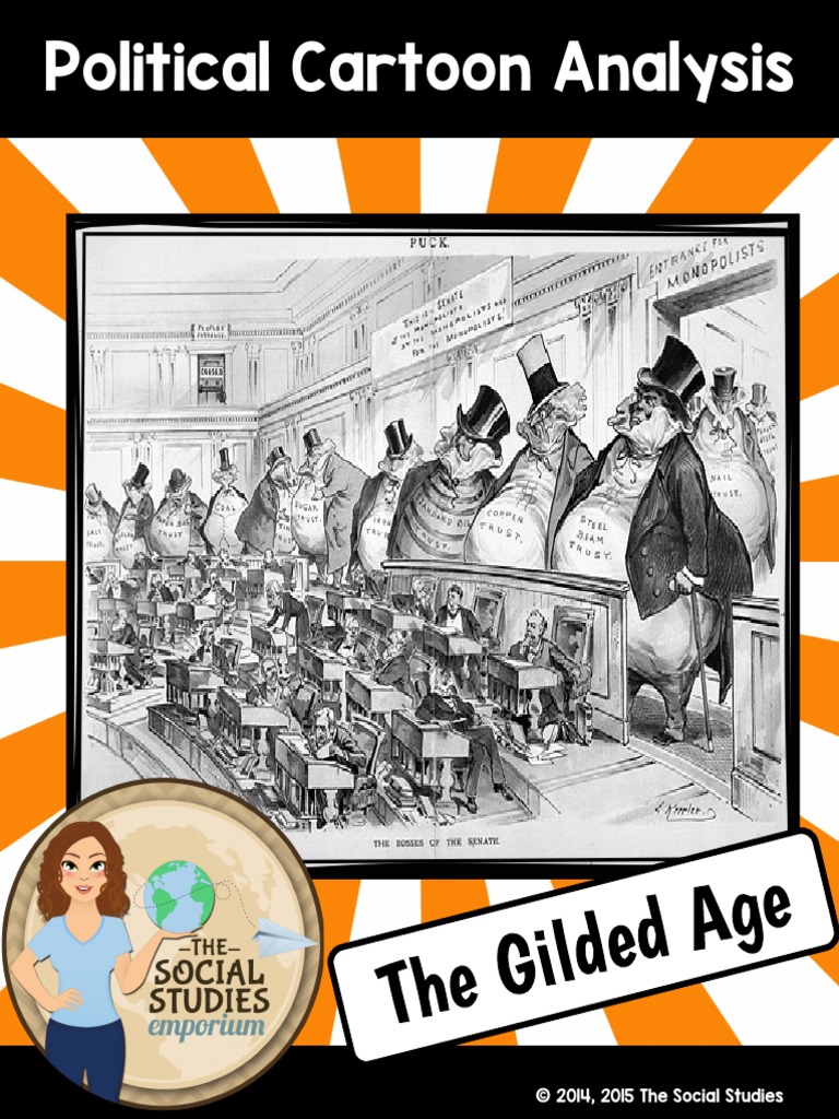 Political Cartoon Analysis Activity Monopolistsinthe Gilded Age | PDF ...