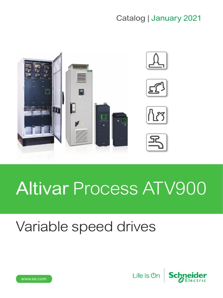 Catalog Altivar Process ATV900 Variable Speed Drives | PDF | Electric ...
