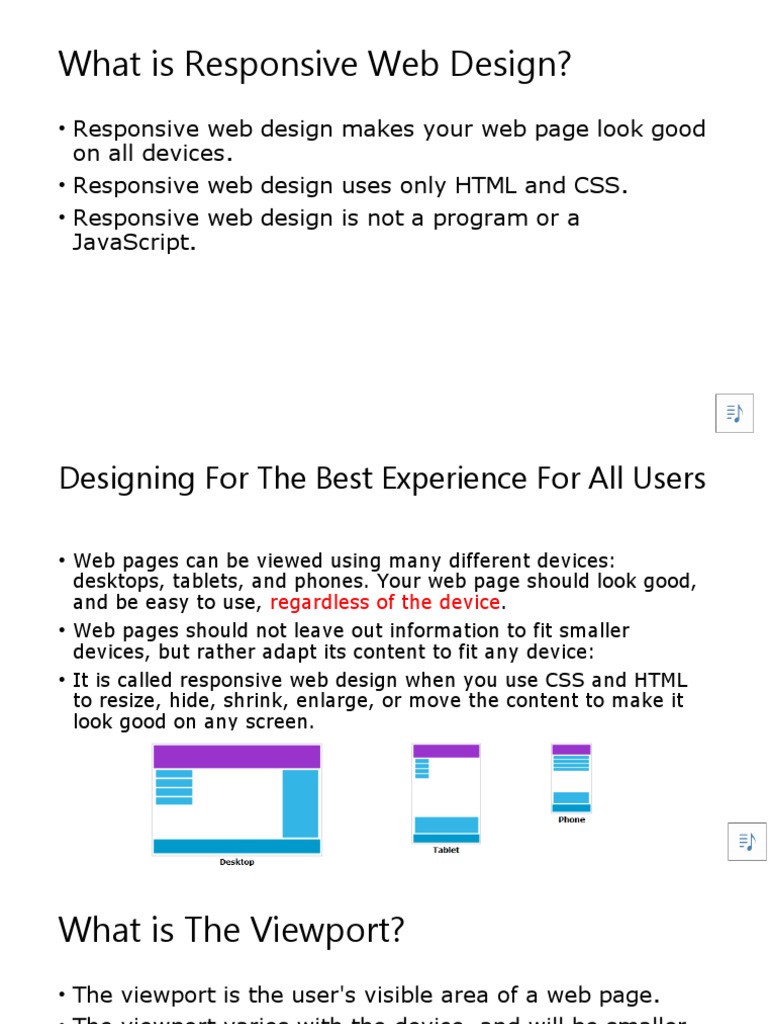 What Is Responsive Web Design | PDF