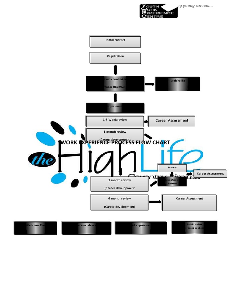 Work Experience Process Flow Chart | PDF