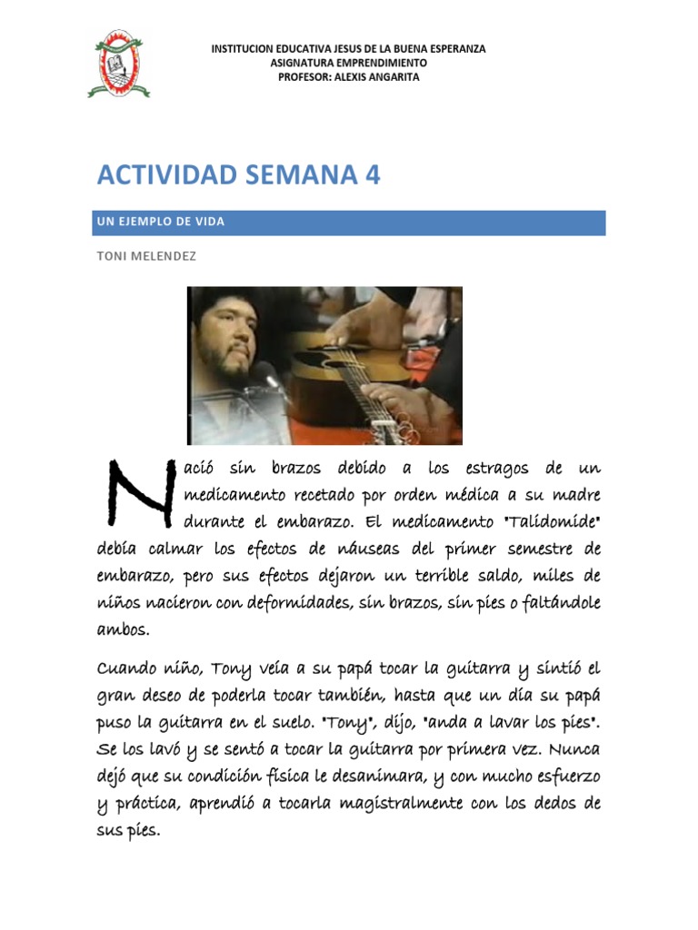 Actividad Semana 4 | PDF | Relaciones personales, crianza y desarrollo ...