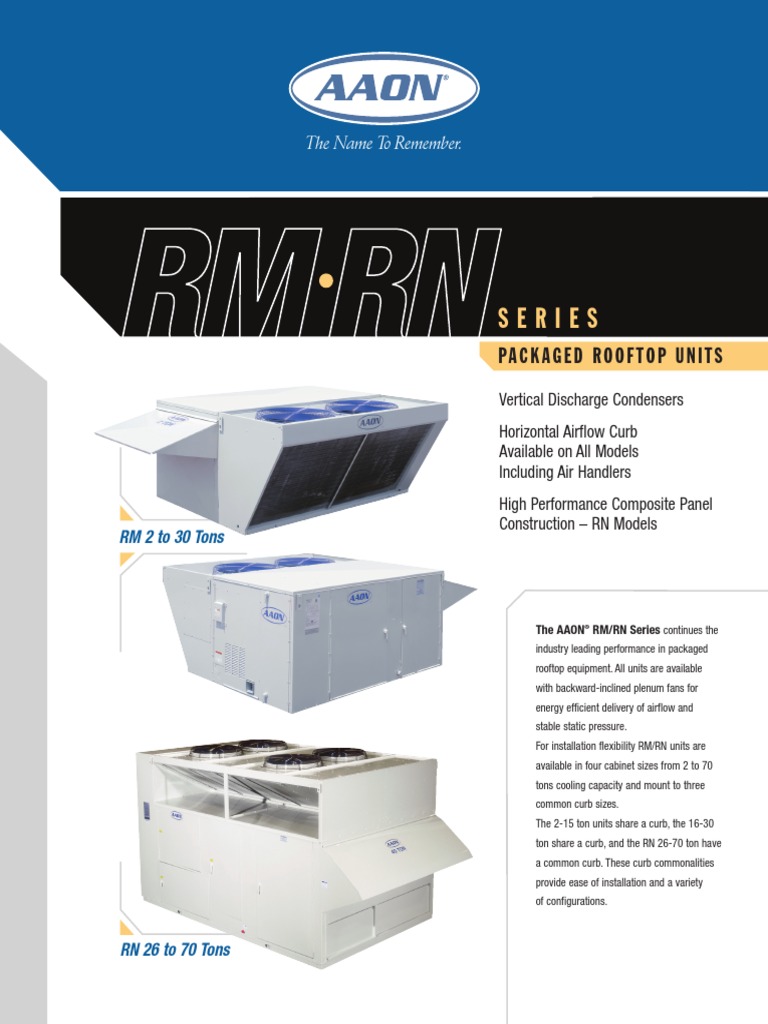 Aaon - RM RN Sales (2006) | PDF | Heat Exchanger | Door
