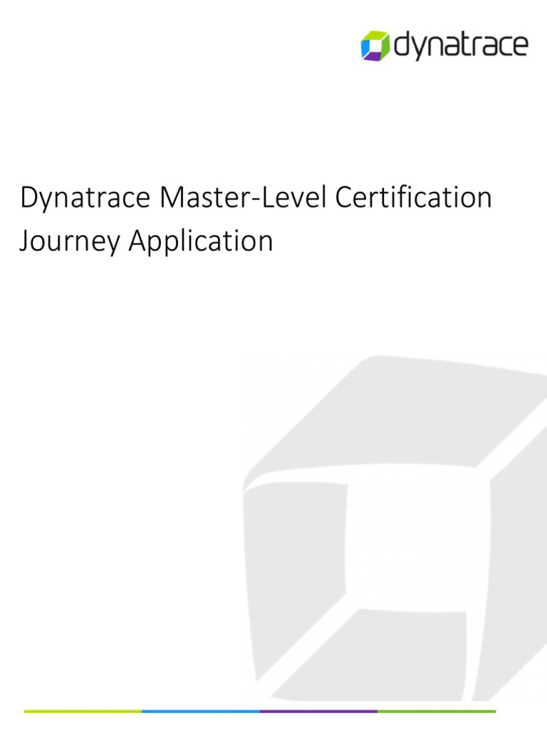Dtu - Dynatrace - Master - Certification - Application - Oct2019 - M. Nasrudin | PDF | Computing ...