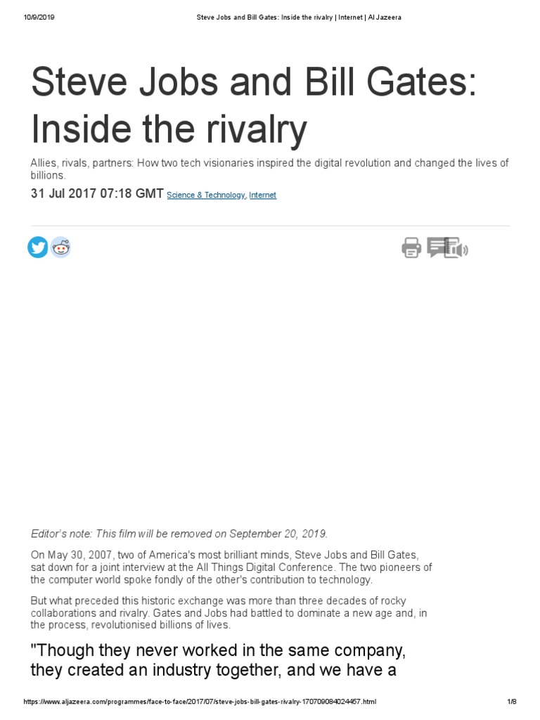 Jobs and Gates: A Tech Rivalry Unveiled | PDF | Macintosh | Steve Jobs