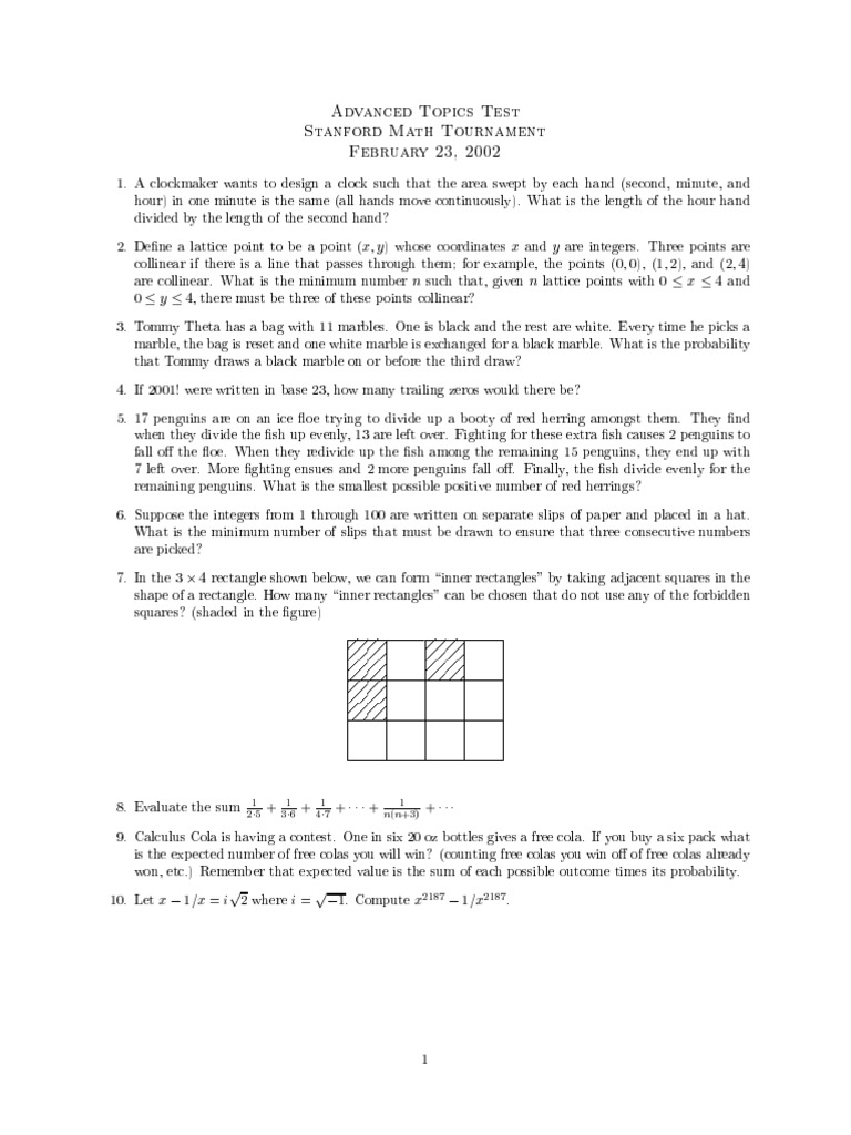 Adv Topics Questions #1 | PDF