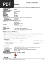 HyVolt I Transformer Oil Safety Data | PDF | Dangerous Goods ...