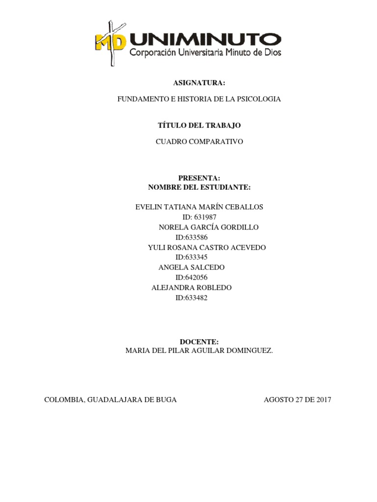 Cuadro Comparativo Grupal | PDF | David Hume | John Locke