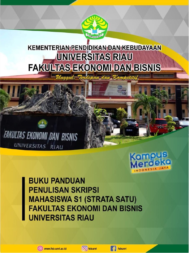 Panduan Skripsi FEB Universitas Riau | PDF | Karier & Perkembangan | Seni