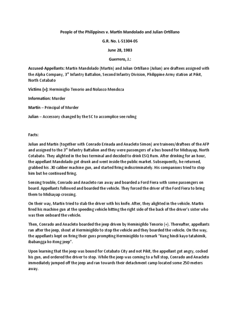 People of The Philippines V Mandolado | PDF | Public Sphere | Crime & Violence