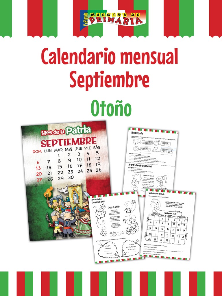Calendario Mex | PDF | Otoño | Calendario