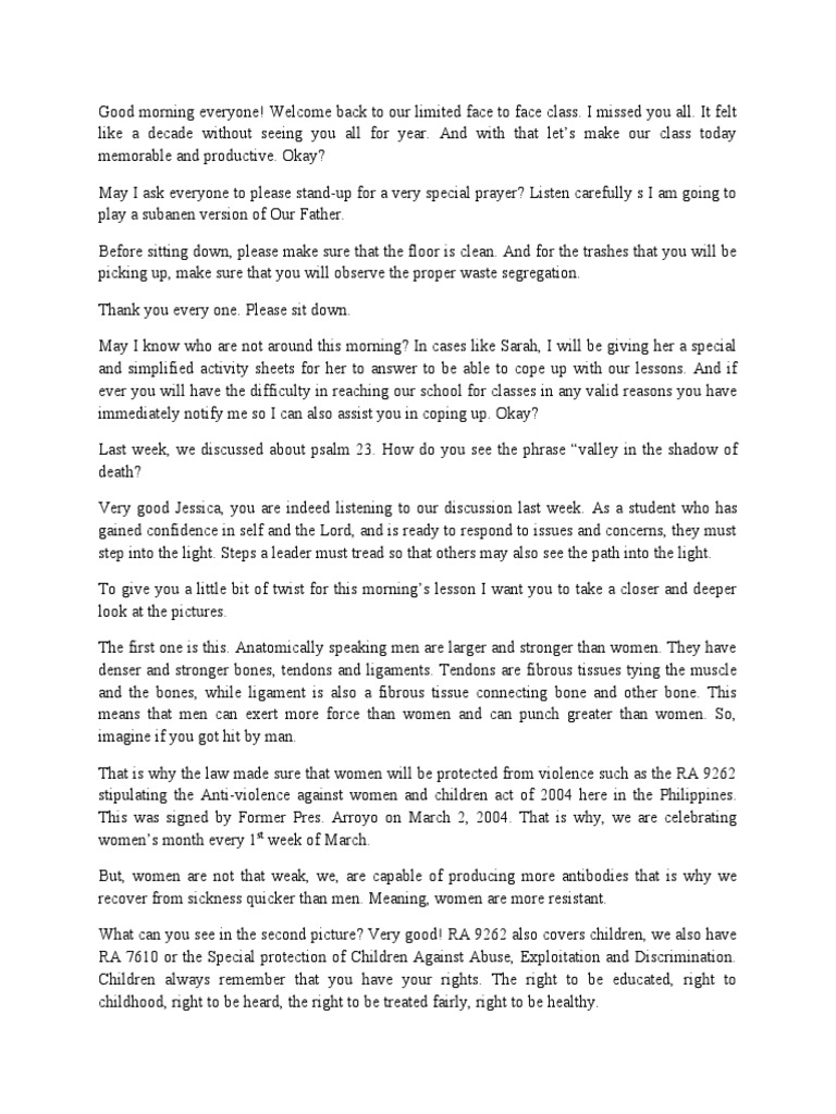 Understanding The VUCA World Grade 9 Script | PDF | Uncertainty | Value ...