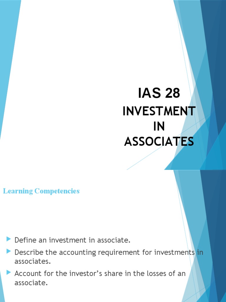 Ias 28 - Investments in Associates | PDF | Preferred Stock | Equity ...