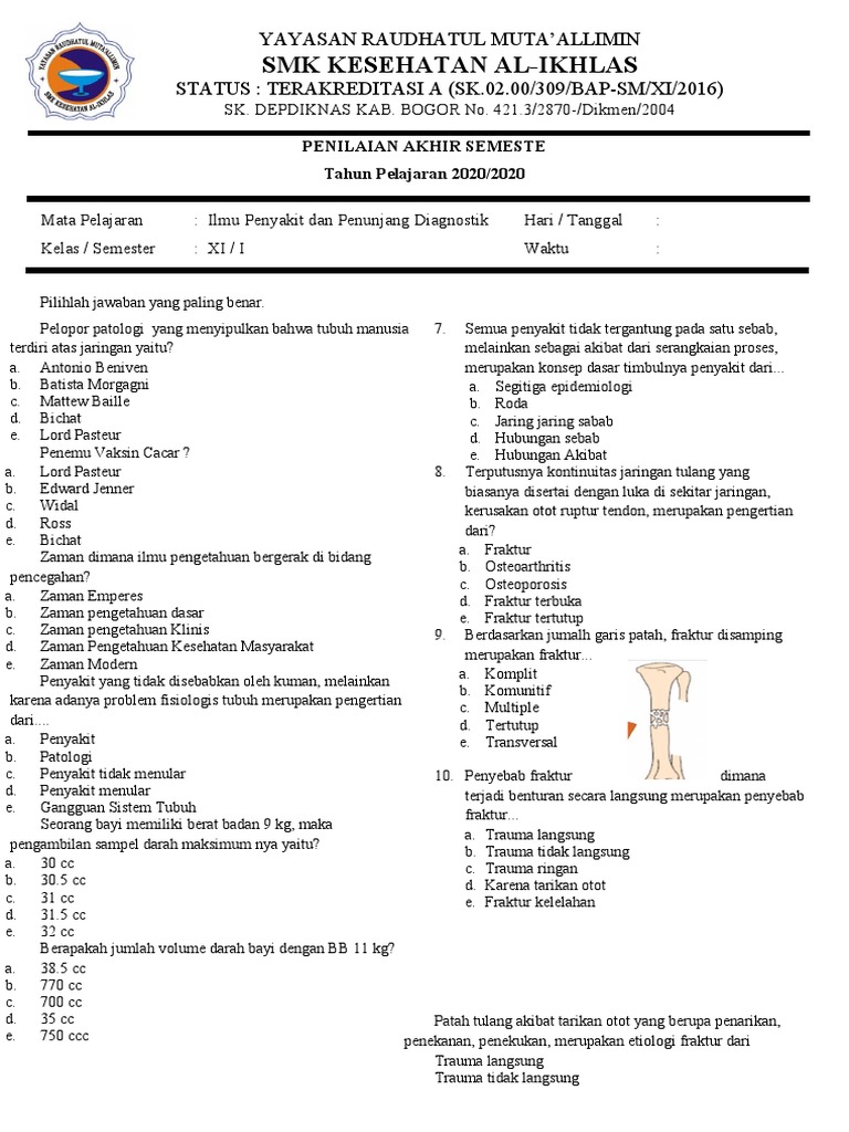 Soal Pas Ippd Xi | PDF