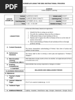 Lesson Plan Law of Inertia | PDF | Inertia | Newton's Laws Of Motion