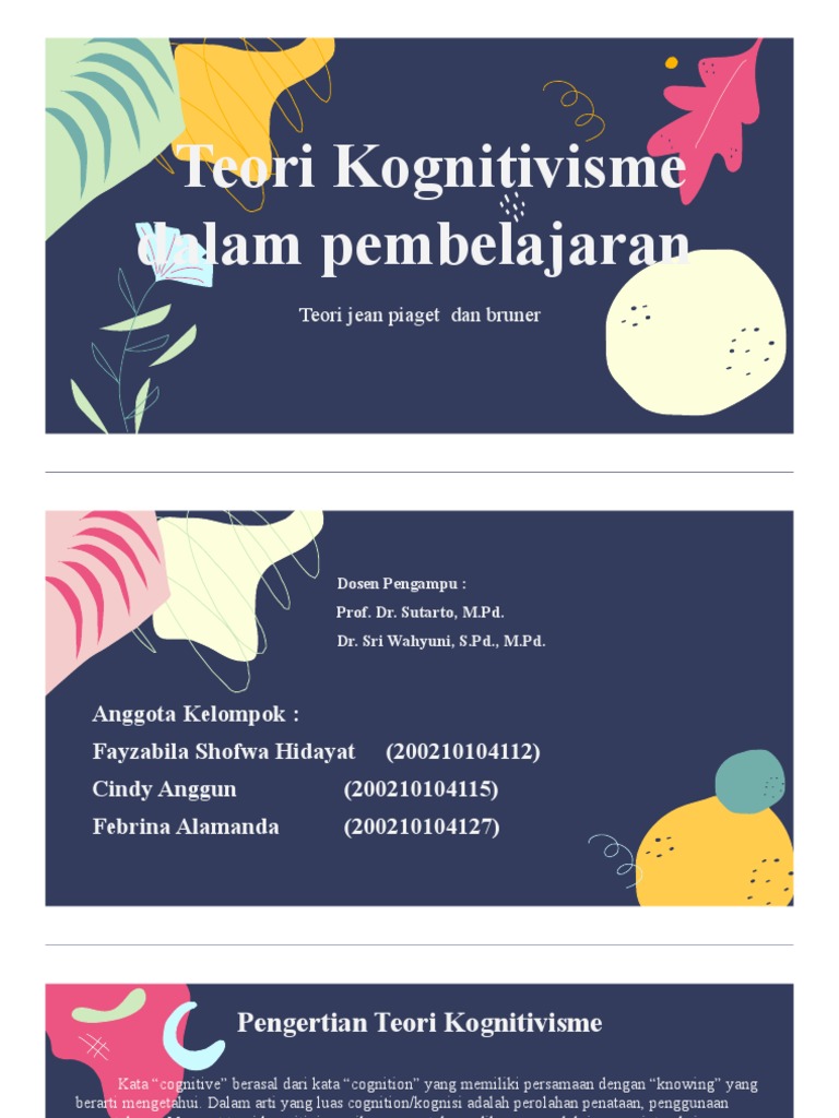 Teori Kognitivisme dalam Belajar | PDF | Sains & Matematika