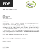 Modelo Carta de Solicitud de Reintegro | PDF