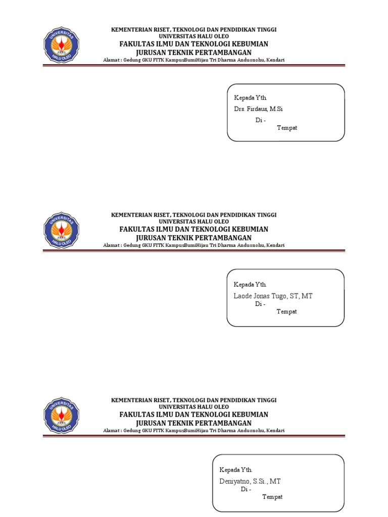 Kop Surat Ujian Fian | PDF | Sains & Matematika | Komputer