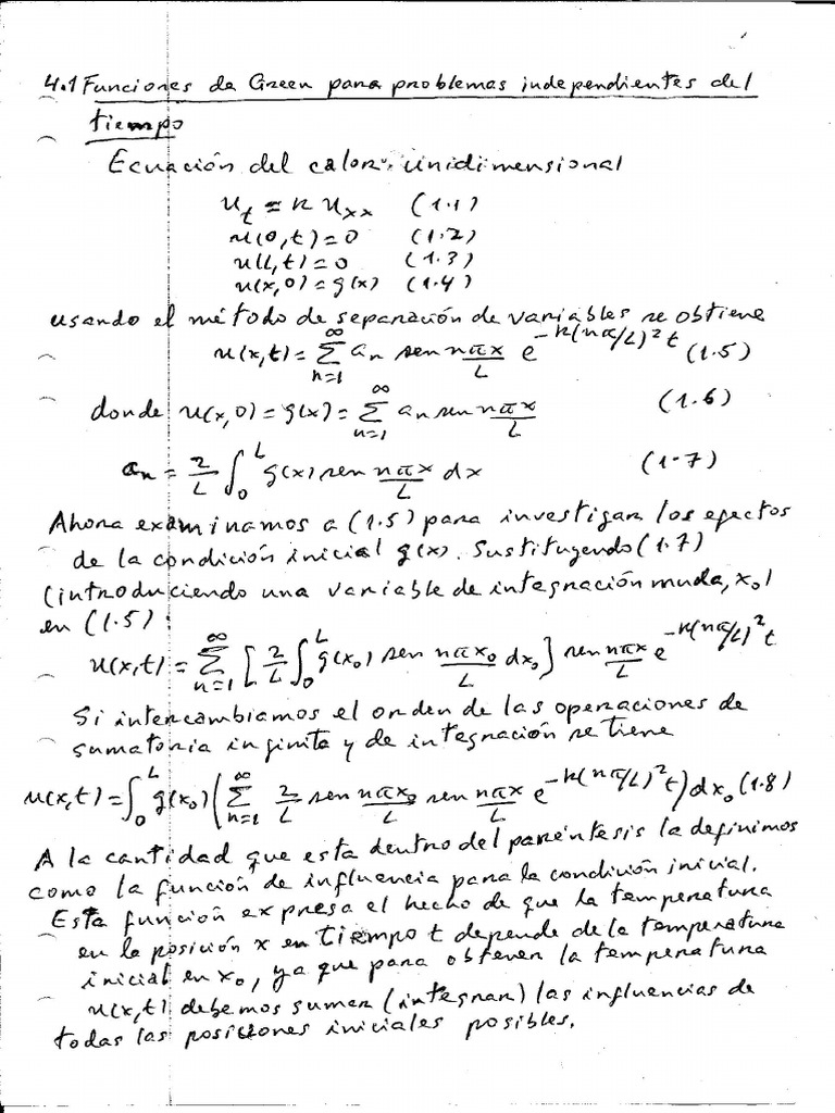 Clase 6 - Funciones de Green | PDF