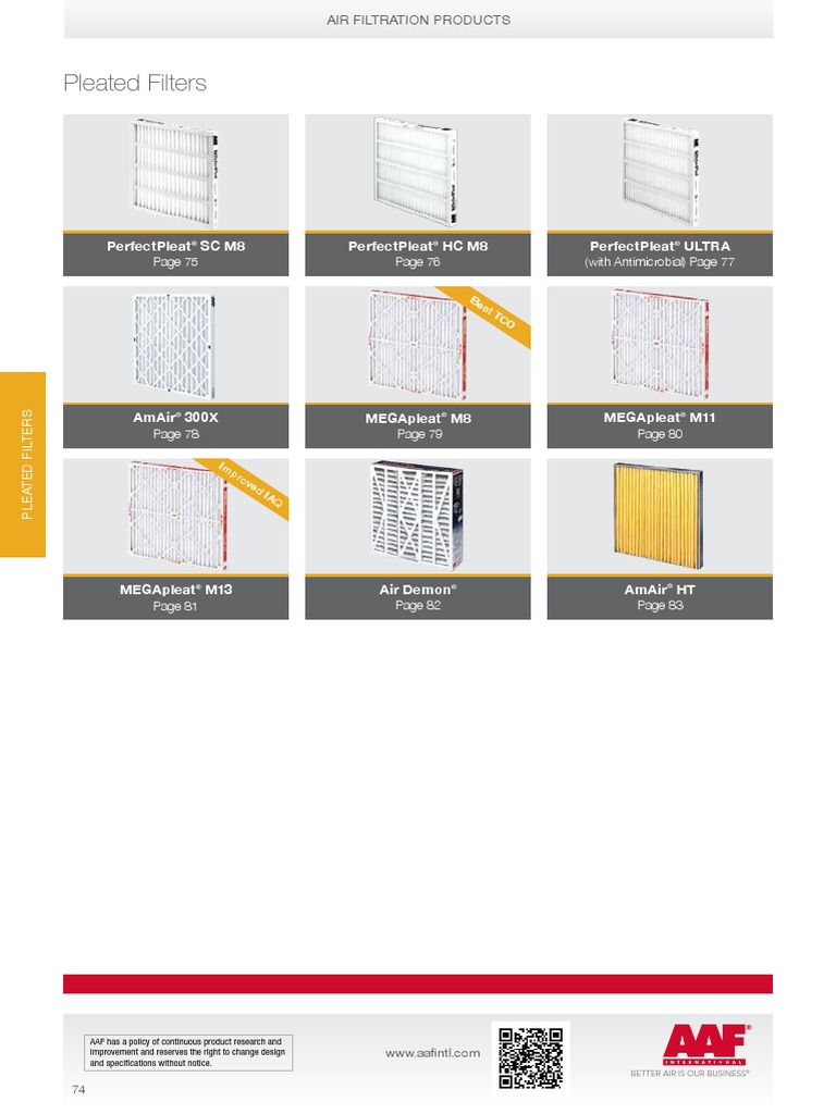 Pleated Filters: Perfectpleat HC M8 Perfectpleat SC M8 Perfectpleat ...