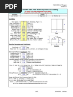 Wind Load-Components and Cladding Example | PDF | Pressure | Classical ...
