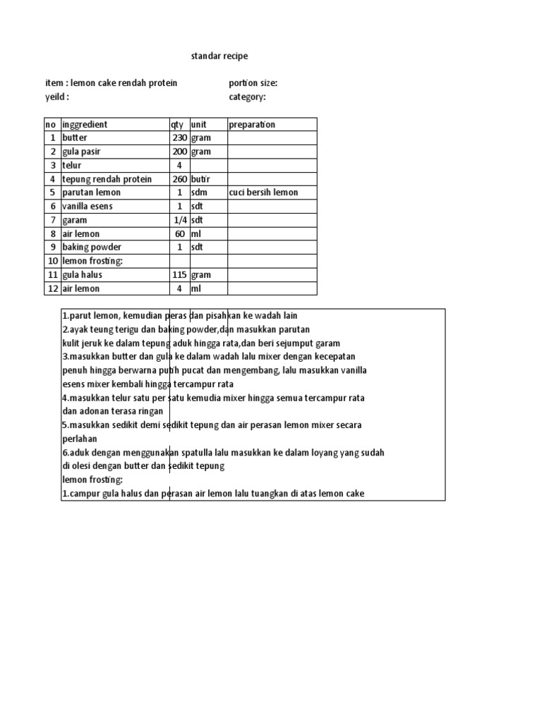 Diet Rendah Protein | PDF | Memasak, Makanan, & Anggur