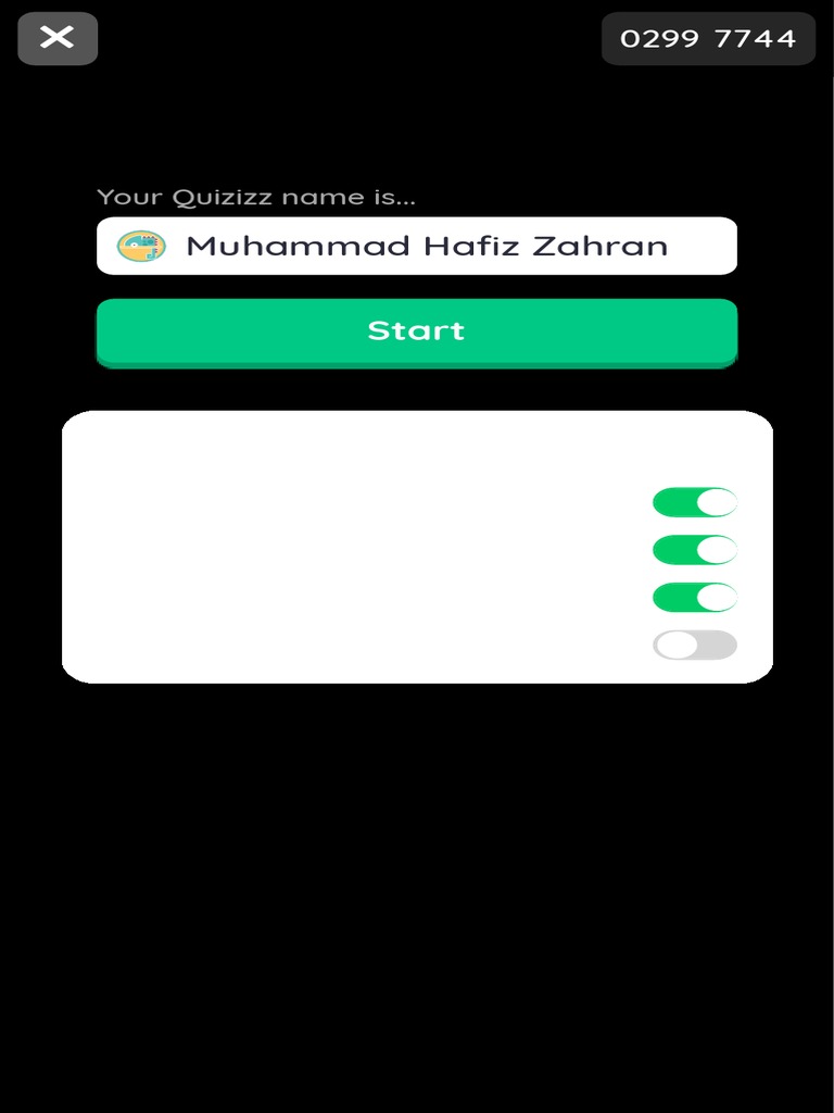 Quizizz Background Music Settings | PDF