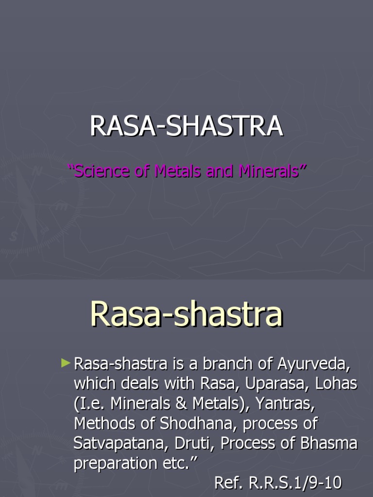 Rasa-Shastra Intro | PDF | Ayurveda | Medicine