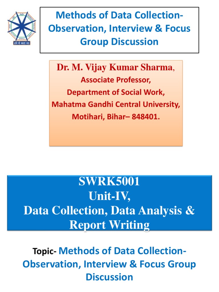 Data Collection | PDF | Data | Questionnaire