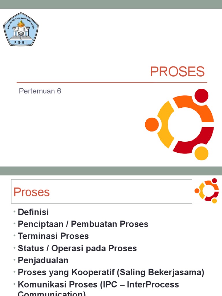 Proses dan Penjadwalan dalam Sistem Operasi | PDF