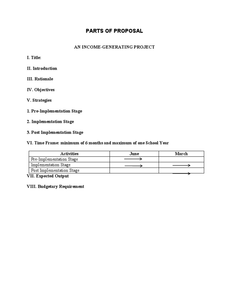 An Income Generating Project | PDF