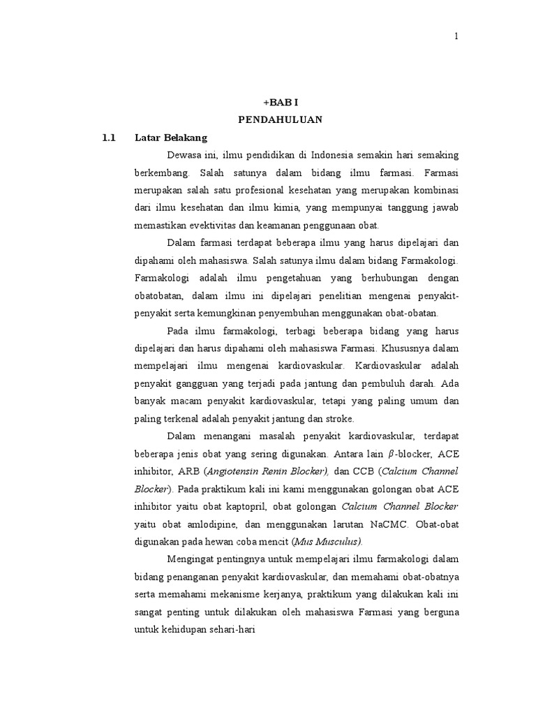 Bab 1 & 5 Kardi0vaskular | PDF