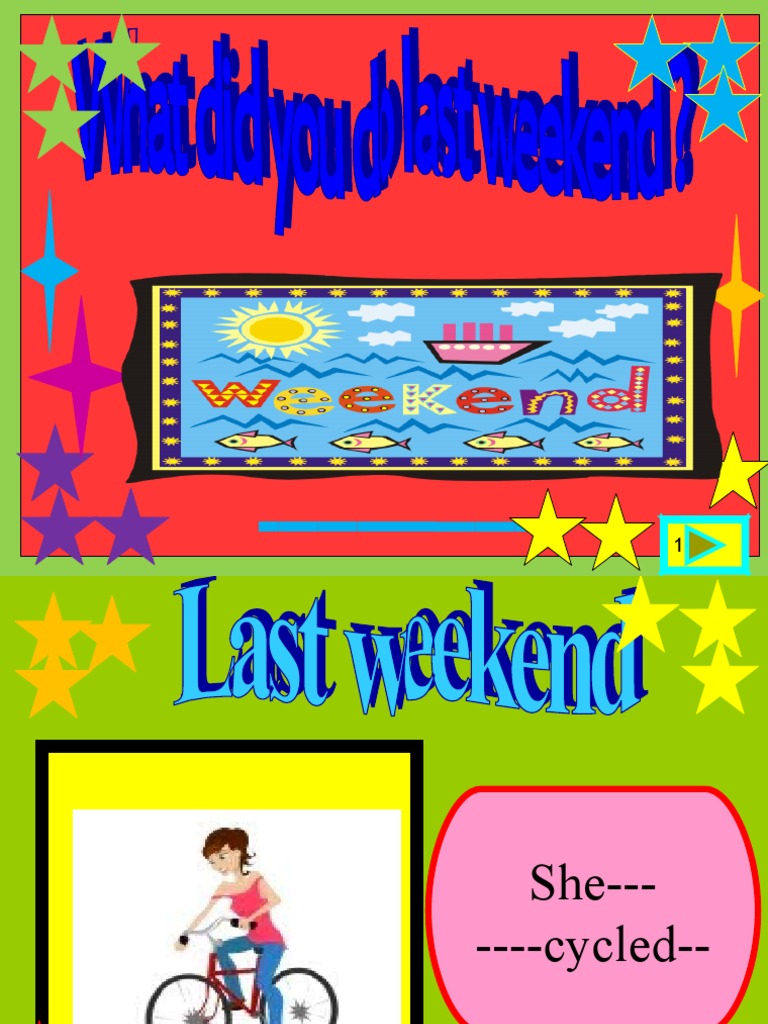 What Did You Do Last Weekend Past Simple Practice Grammar Drills ...