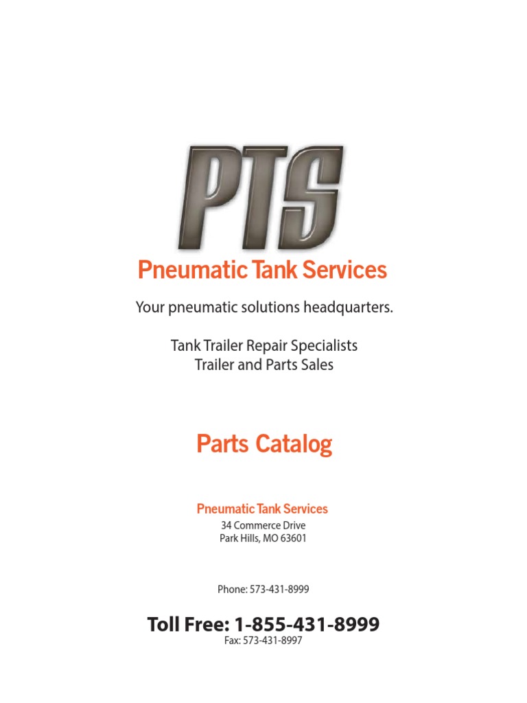Parts Catalog Pts Pneumatic Tank Services | PDF | Pipe (Fluid ...