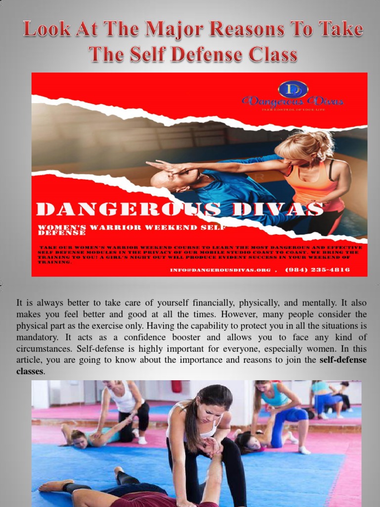 Importance of Self-Defense Classes | PDF | Self Defense | Psychological ...